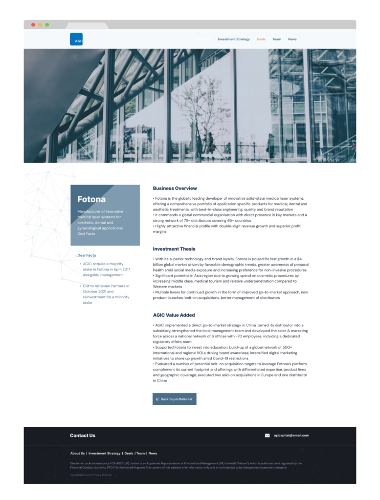 AGIC Capital - Creatix